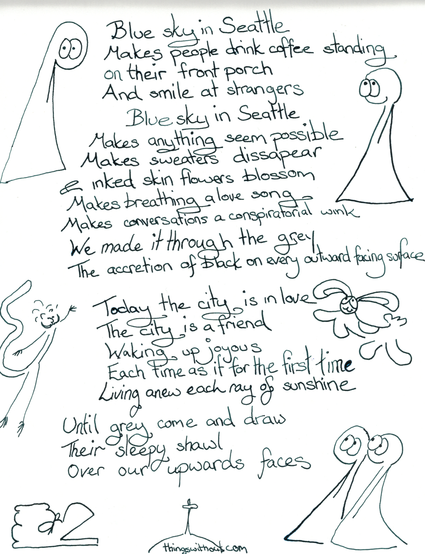 Poem to Seattle - Things Without Arms and Without Legs