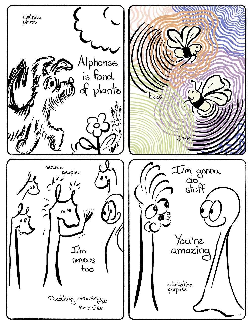 Things Without Arms and Without Legs – A comic about creatures who are kind