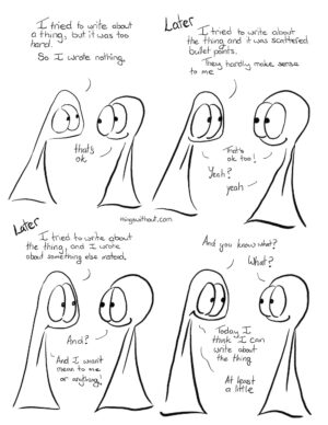 Write the Thing (Comic #734) - Things Without Arms and Without Legs