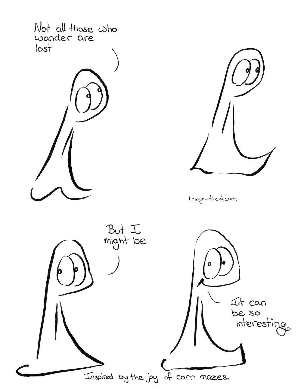 Wander (Comic #751) - Things Without Arms and Without Legs
